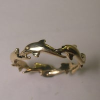 Dolphin Ring - Etsy