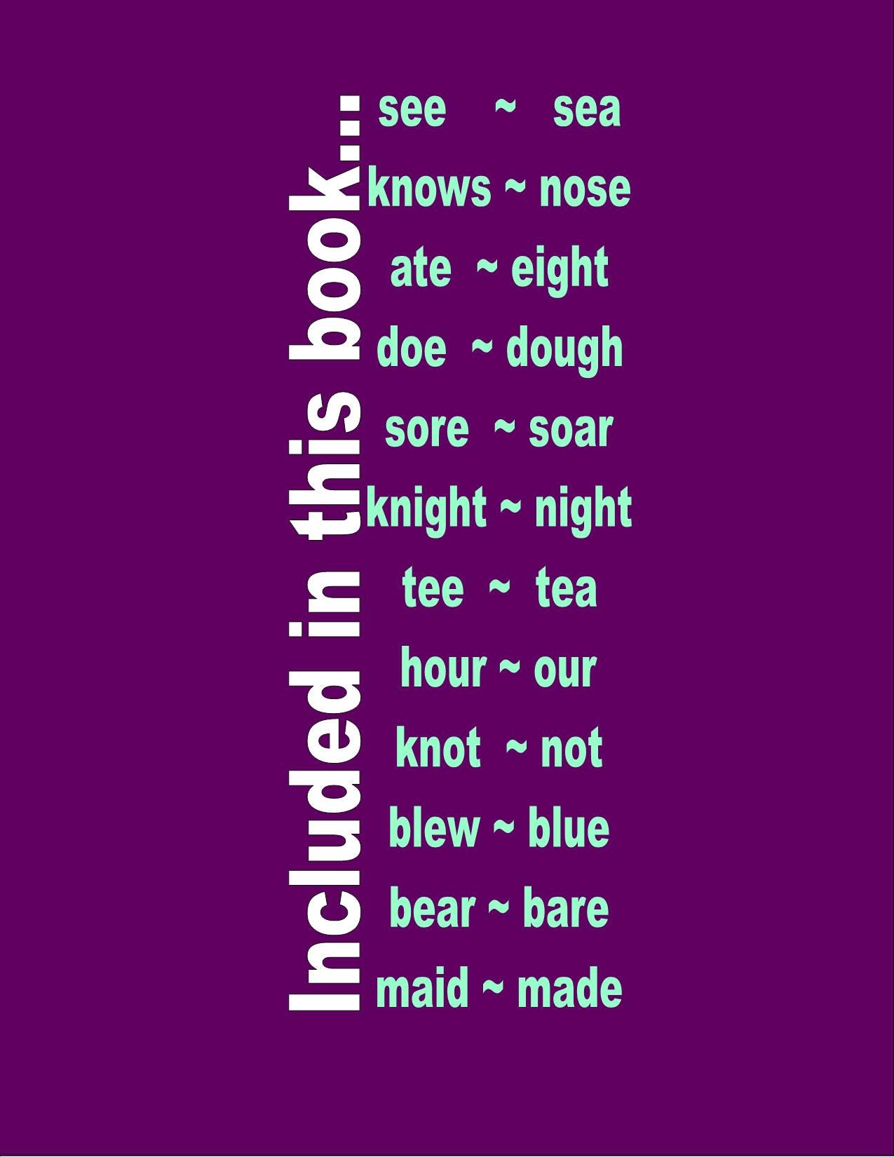Learn Homophones Easily With Tricky Words Maid Vs. Made Easy - Etsy