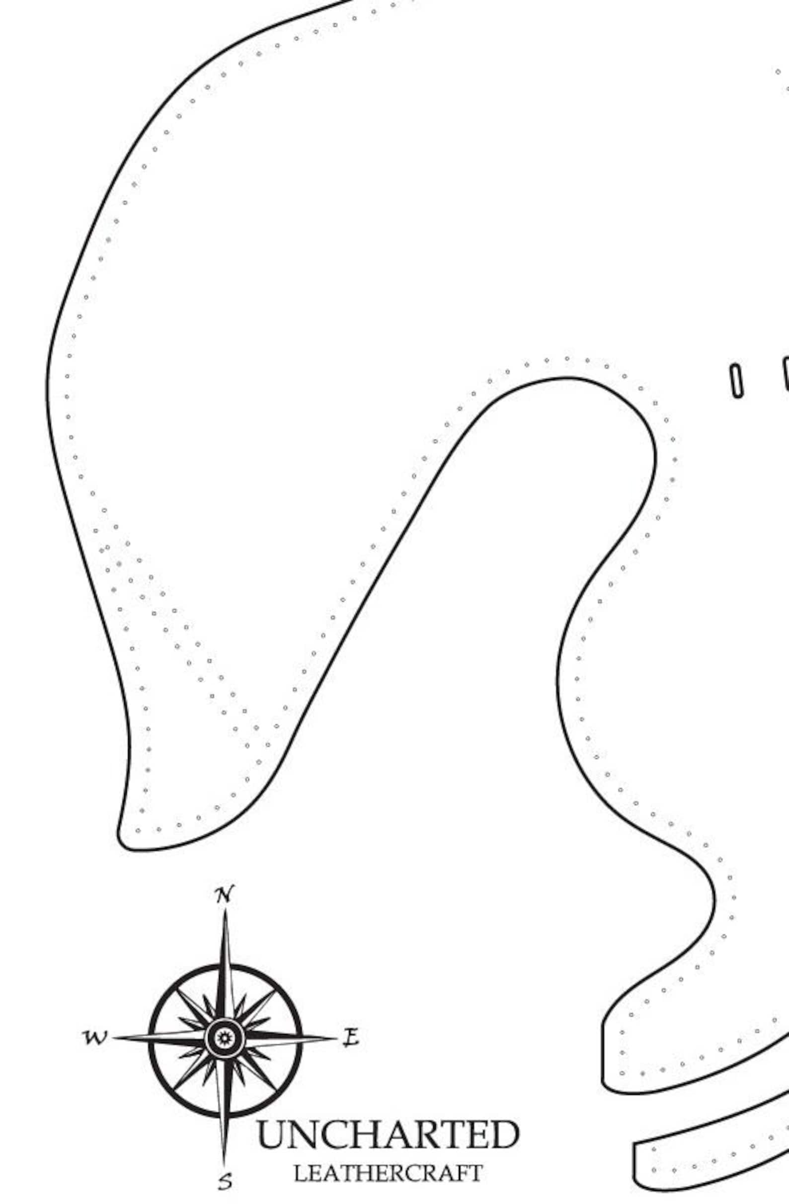 Cross Draw Holster Pattern for Colt Single Action Army Revolver (5.5 ...