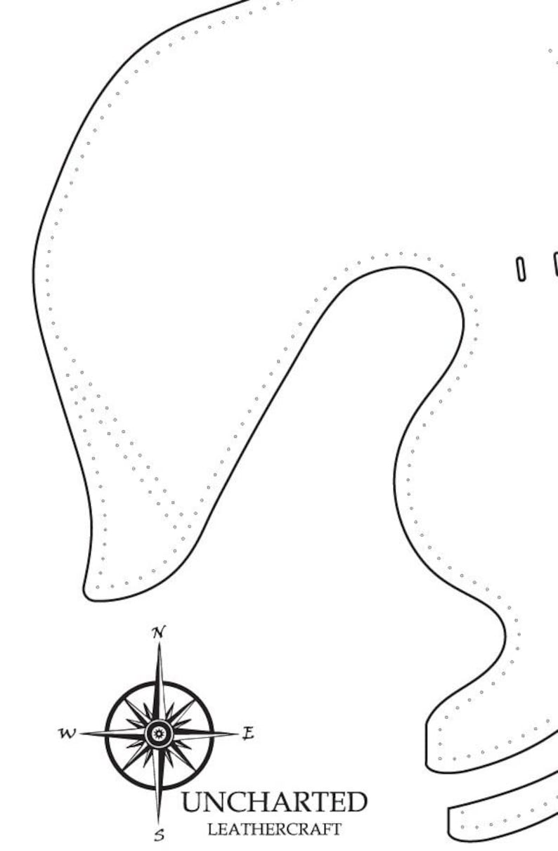 Cross Draw Holster Pattern for Colt Single Action Army Revolver (5.5 ...