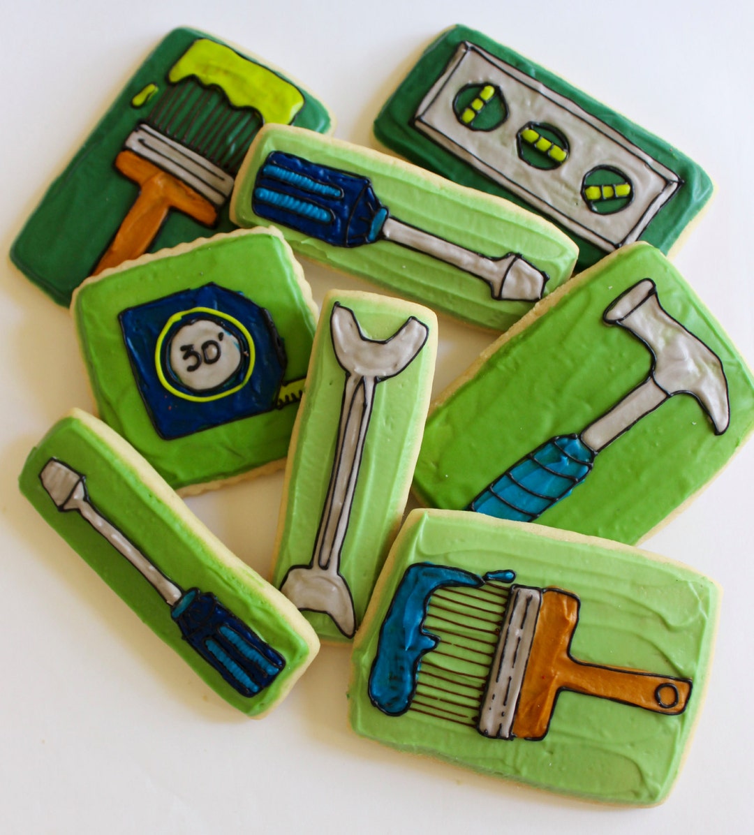 Tool Sugar Cookies – Father’s Day Gift, Contractor License Treats, New ...