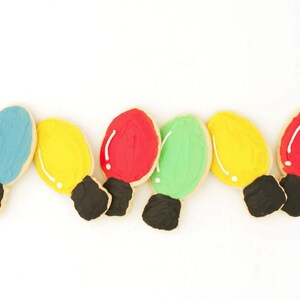 Christmas Lights Christmas Tree Lights Sugar Cookies With Buttercream ...