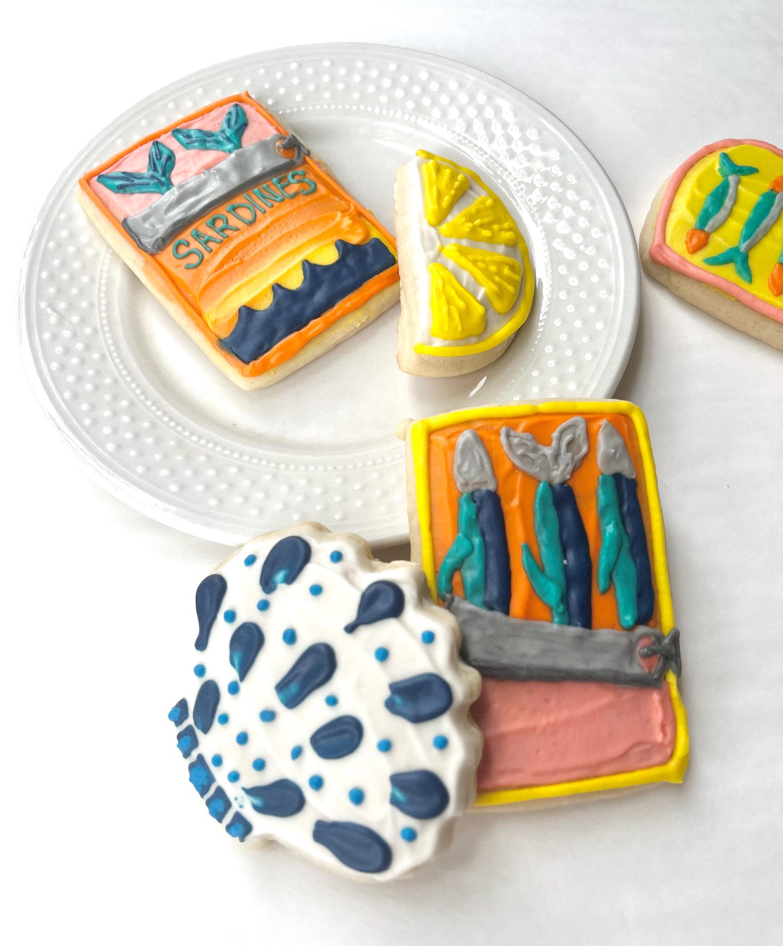 Tinned Fish Sugar Cookies With Buttercream – Sardine Can Cookie Set ...