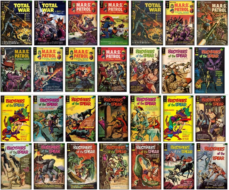 Silver Age 1960's GOLD KEY Comics 9-in1 Complete Run | Etsy