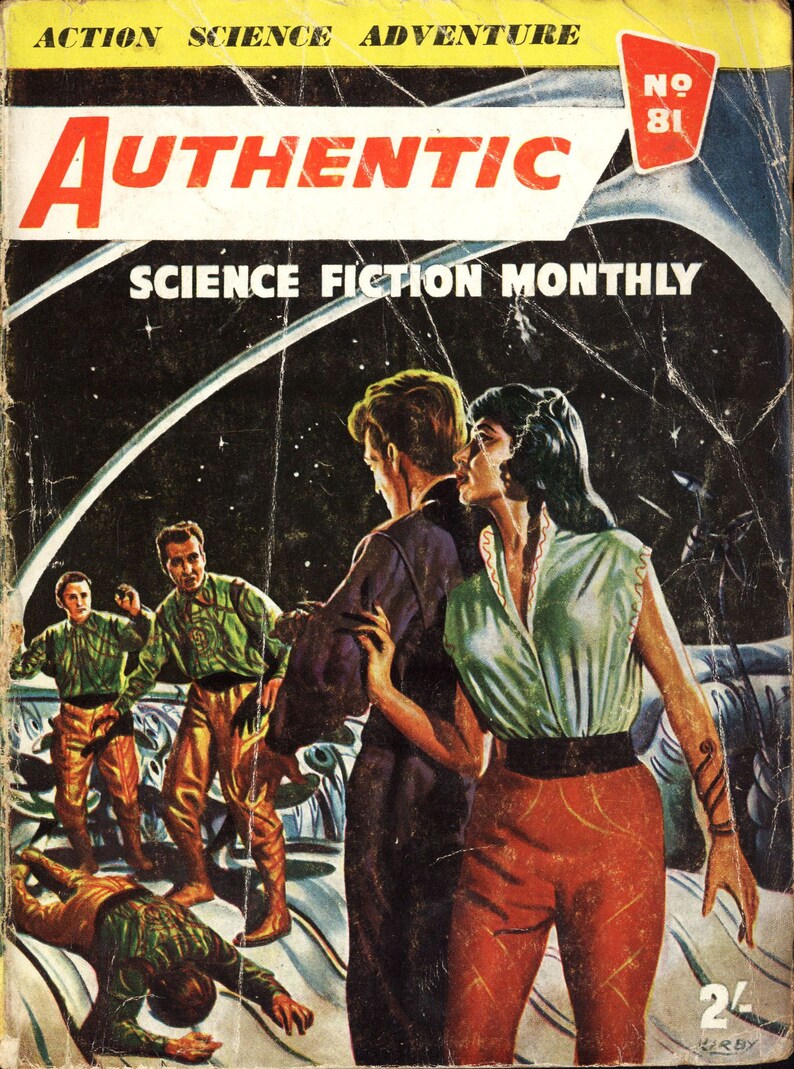 48 Vintage Pulp Magazine Authentic Science Fiction 1950s Etsy