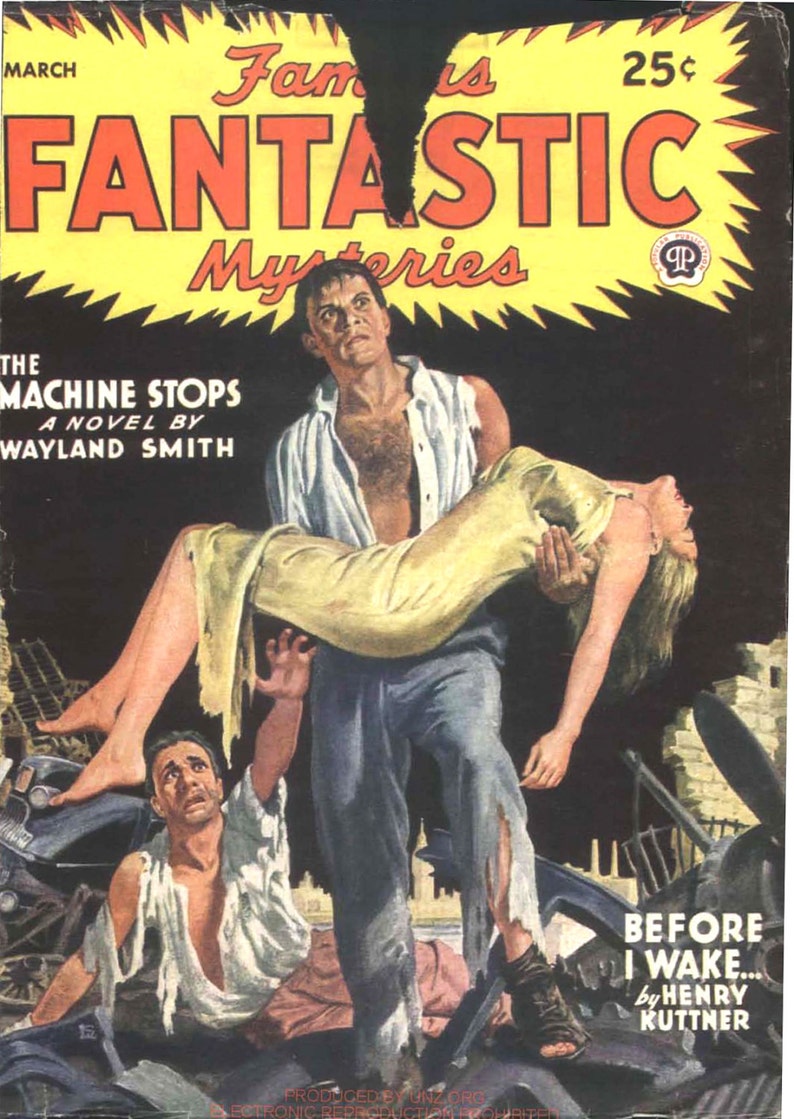 41 Vintage Pulp Magazine Famous Fantastic Mysteries Science Fiction ...