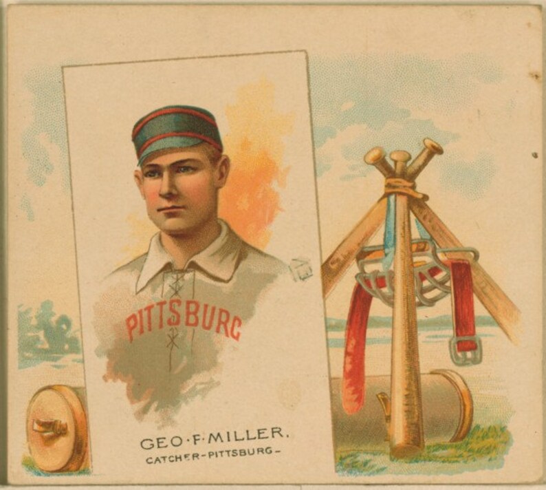 1119 RARE Vintage Baseball Trade Card Images 1880s-1910s - Etsy