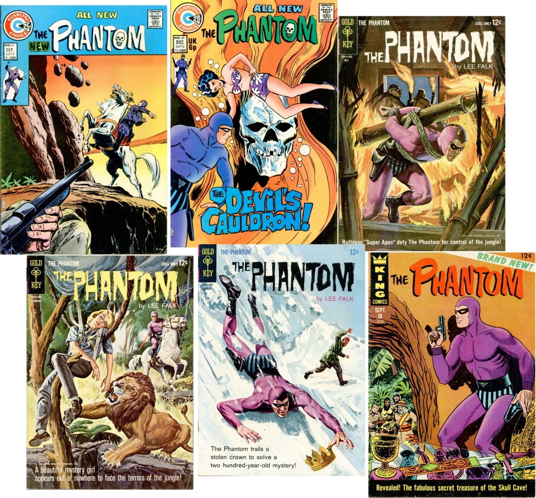 Vintage Silver Age Comics 1962 THE PHANTOM Issue 1-74 Complete Run .cbr ...