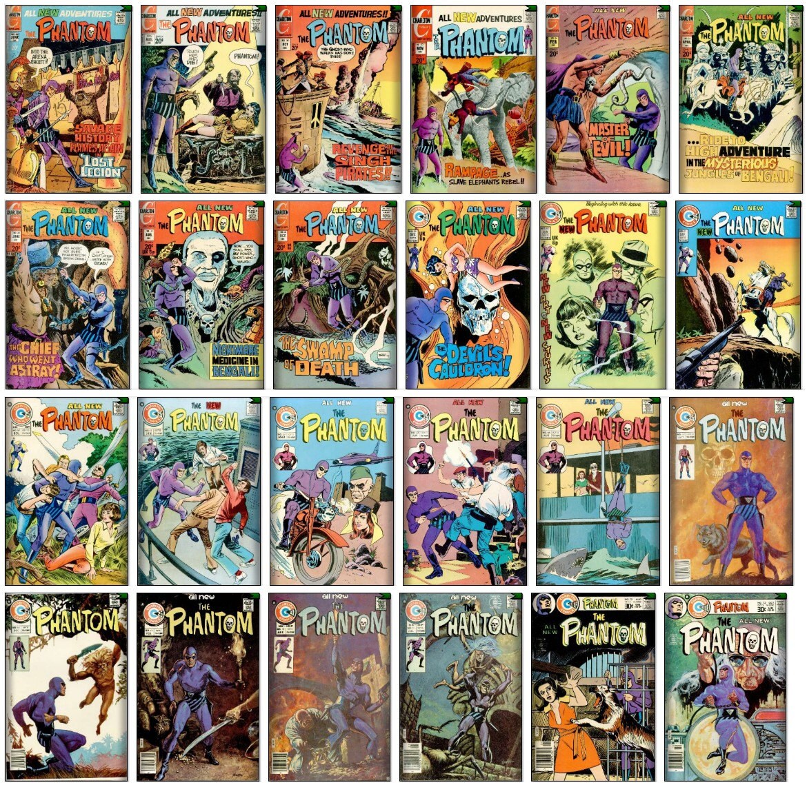 Vintage Silver Age Comics 1962 THE PHANTOM Issue 1-74 Complete Run .cbr ...