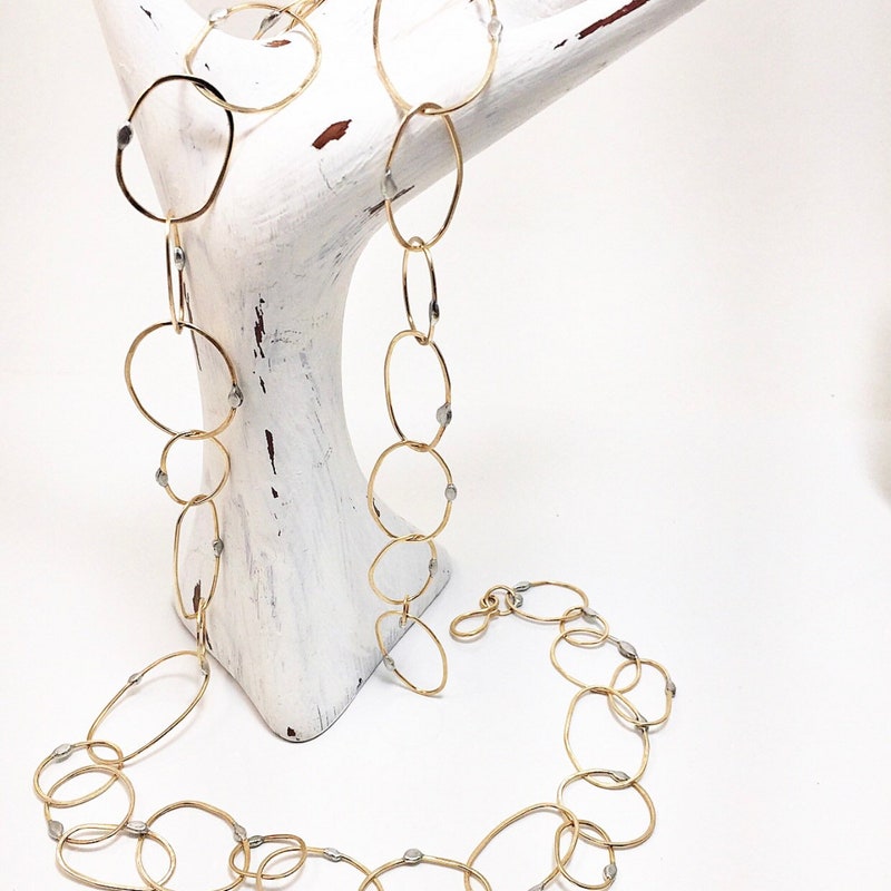 Long Chain Necklace - Etsy