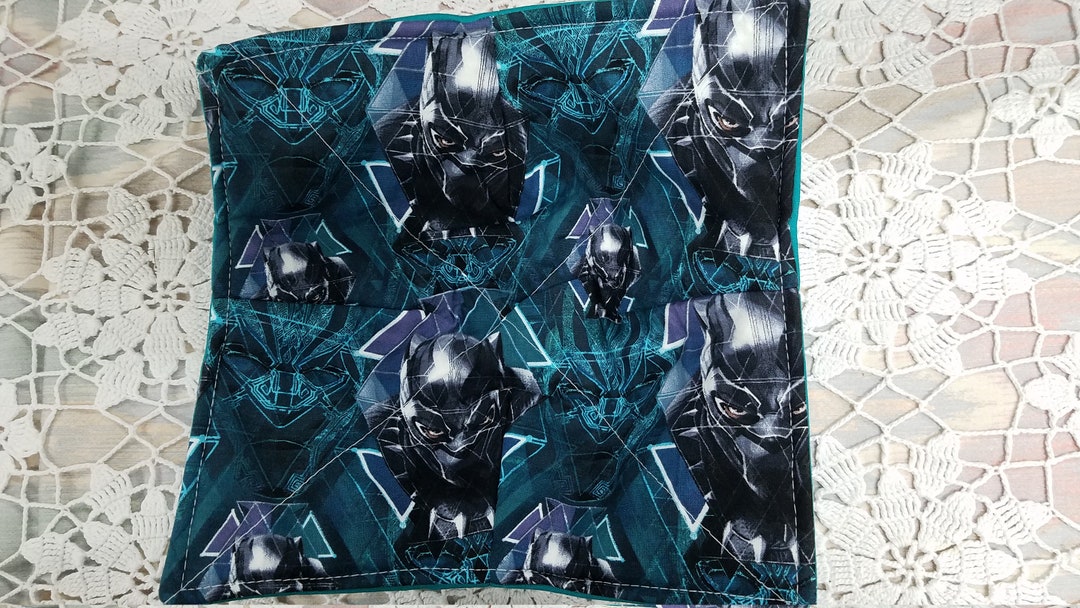 Lg Soup Bowls Black Panther Microwave Bowl Cozy / Pot Holder / Hugger ...