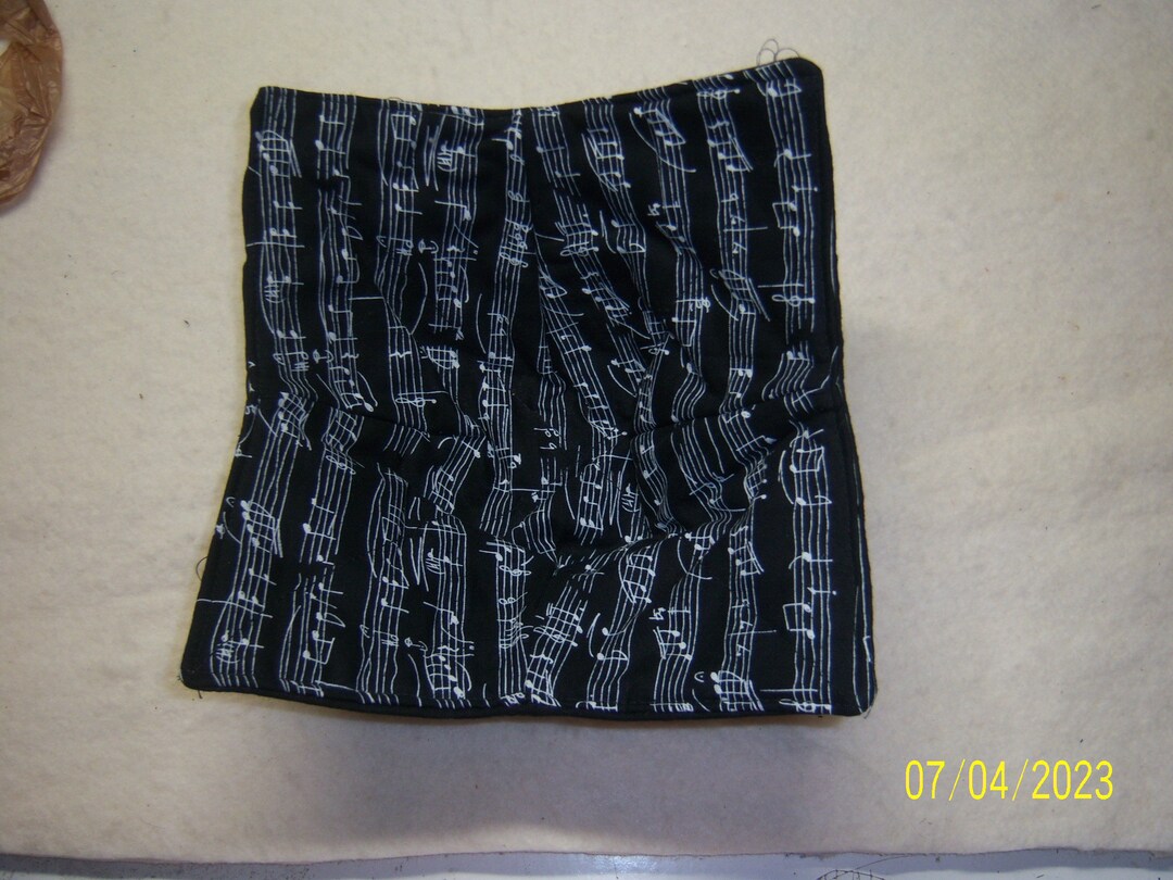 Musical Notes Cereal to Lg Soup Bowls Microwave Bowl Cozy / Pot Holder ...