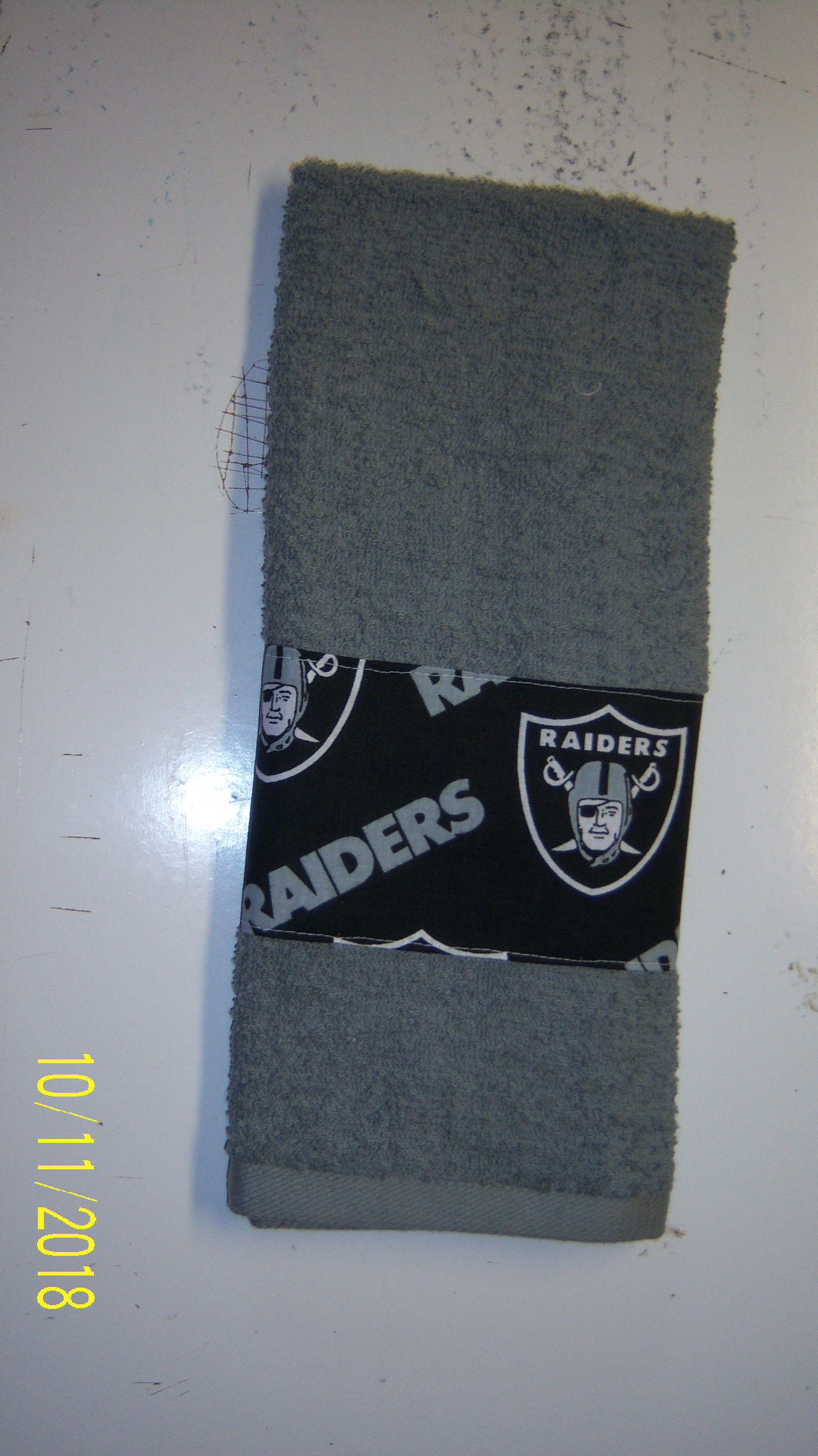 NFL Hand Made Las Vegas Raiders Bathroom Hand Towel - Etsy.de