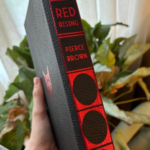 The Red Rising Series by Pierce Brown - Leatherbound Hardcover Books - Etsy