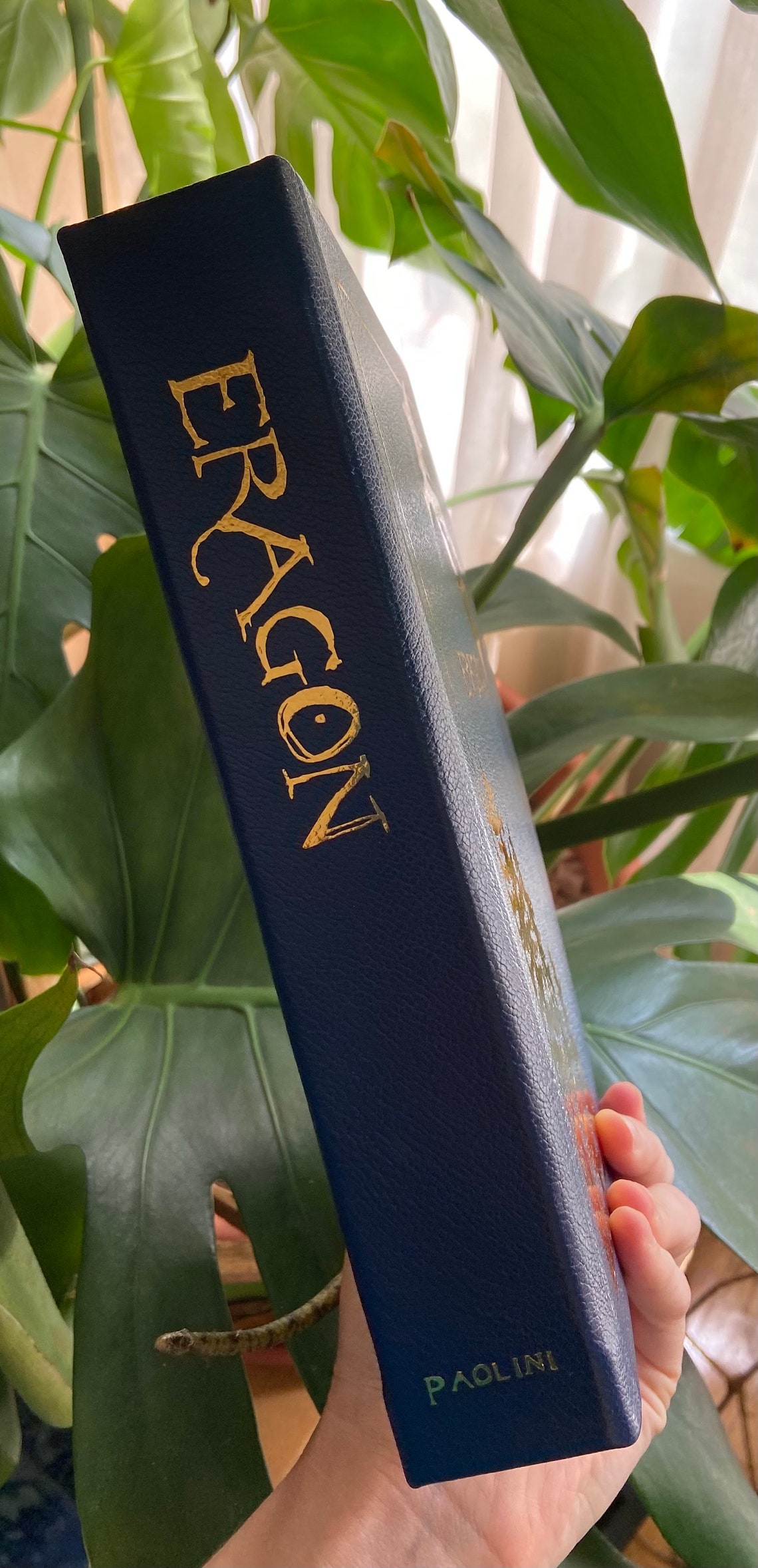 Eragon by Christopher Paolini - Leatherbound Hardcover Book - Etsy