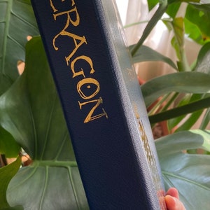 Eragon by Christopher Paolini - Leatherbound Hardcover Book - Etsy