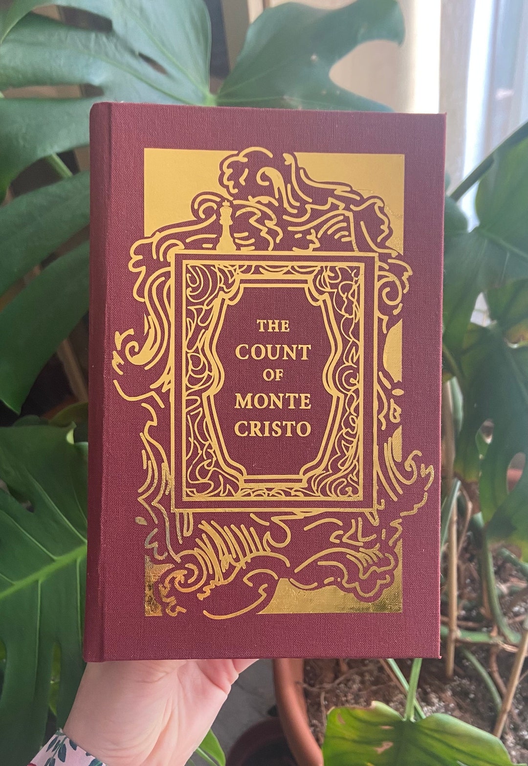 The Count of Monte Cristo by Alexandre Dumas - Leatherbound Hardcover Book - Etsy