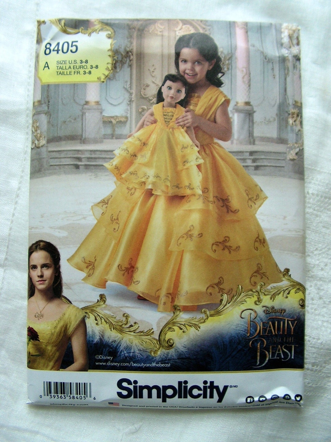 Simplicity 8405 Disney's BELLE Beauty and the Beast - Etsy