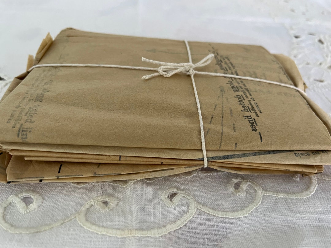 SEWING PATTERN TISSUE Printed Uncut Factory Folded Tissue Paper Variety ...