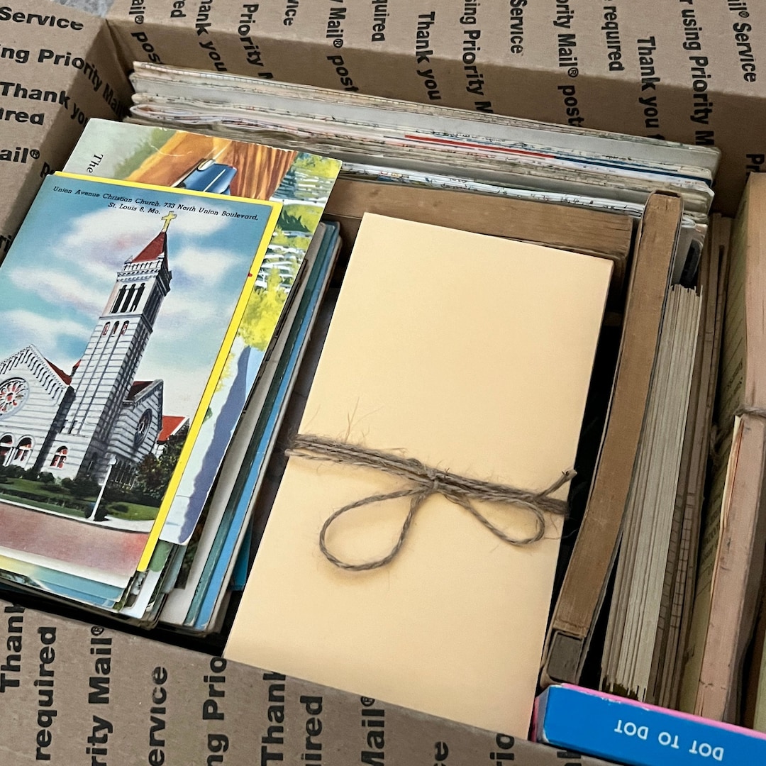 LOADED Paper Ephemera BLOWOUT Vintage Paper Ephemera Usps Medium Flat ...