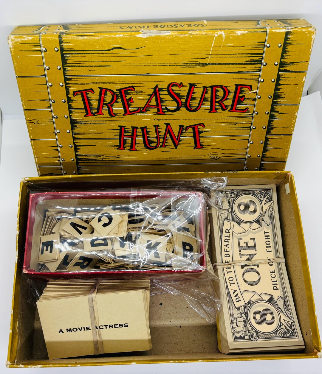 Vintage 1940s Treasure Hunt Game: Cadaco-ellis 41st Edition - Etsy