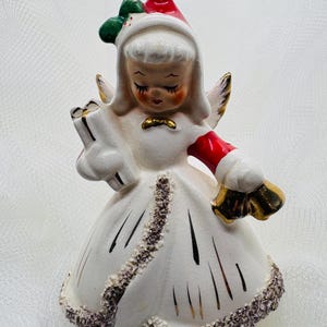 LEFTON ANGELS | Made in Japan | 2 Vintage Collectible Christmas Candle ...