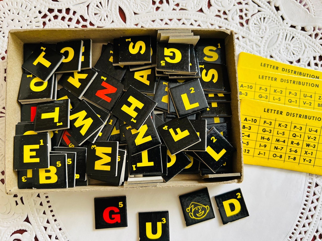 WORDS CROSS Fun Box of Letters for Junk Journals - Etsy