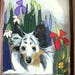 Custom Dog Window, Personalized Pet Painting, Dog Portrait, Pet Loss ...