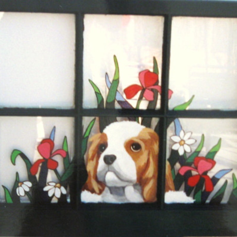 Painted Old Windows - Etsy