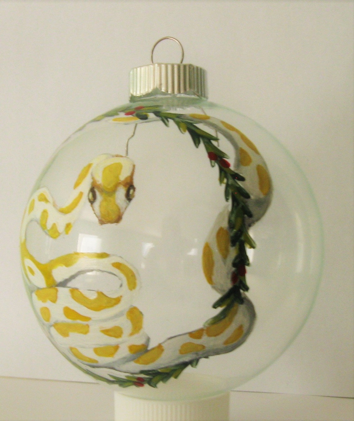 Python Snake Painting Custom Pet Portrait Christmas | Etsy