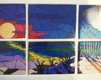 Beach Window Painting - Etsy