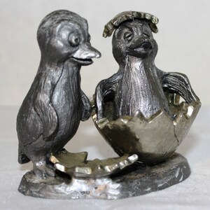 Vintage Pewter Sculpture by Michael Richter "heather and Hiedi". Pewter ...