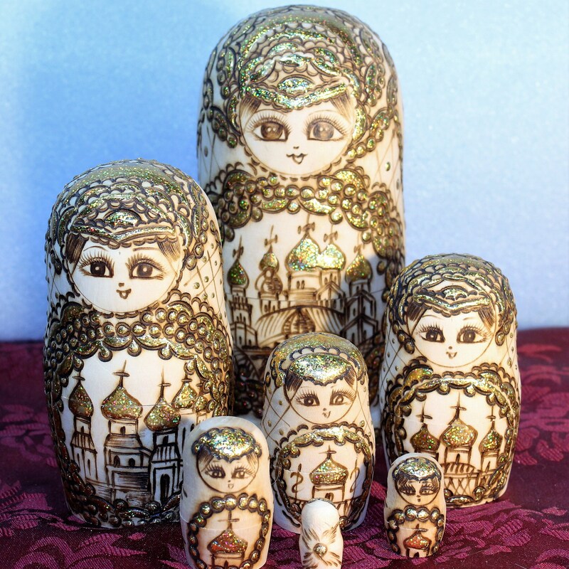 Russian Doll Art - Etsy