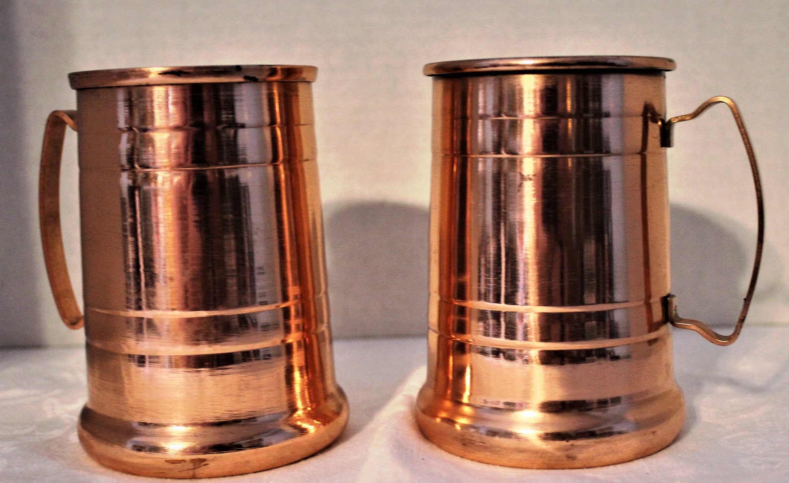 Moscow Mule Two Copper Tankards Made in India - Etsy