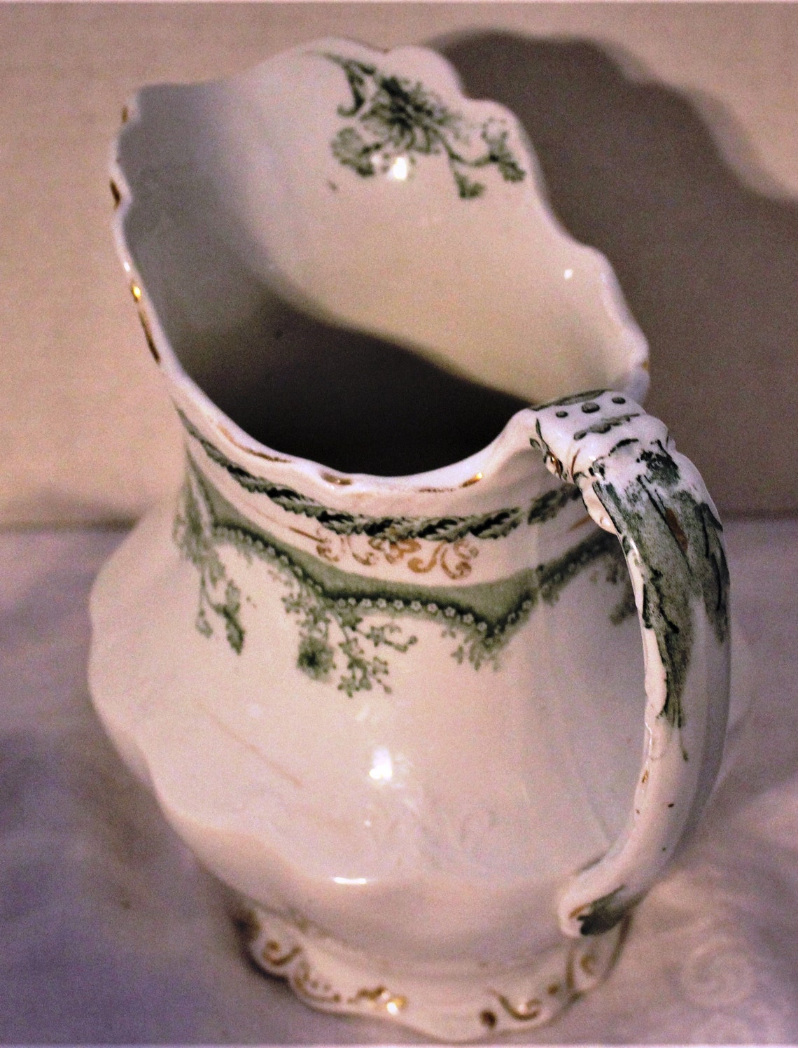 Antique Royal Bassett Porcelain Pitcher Made in Windermere | Etsy