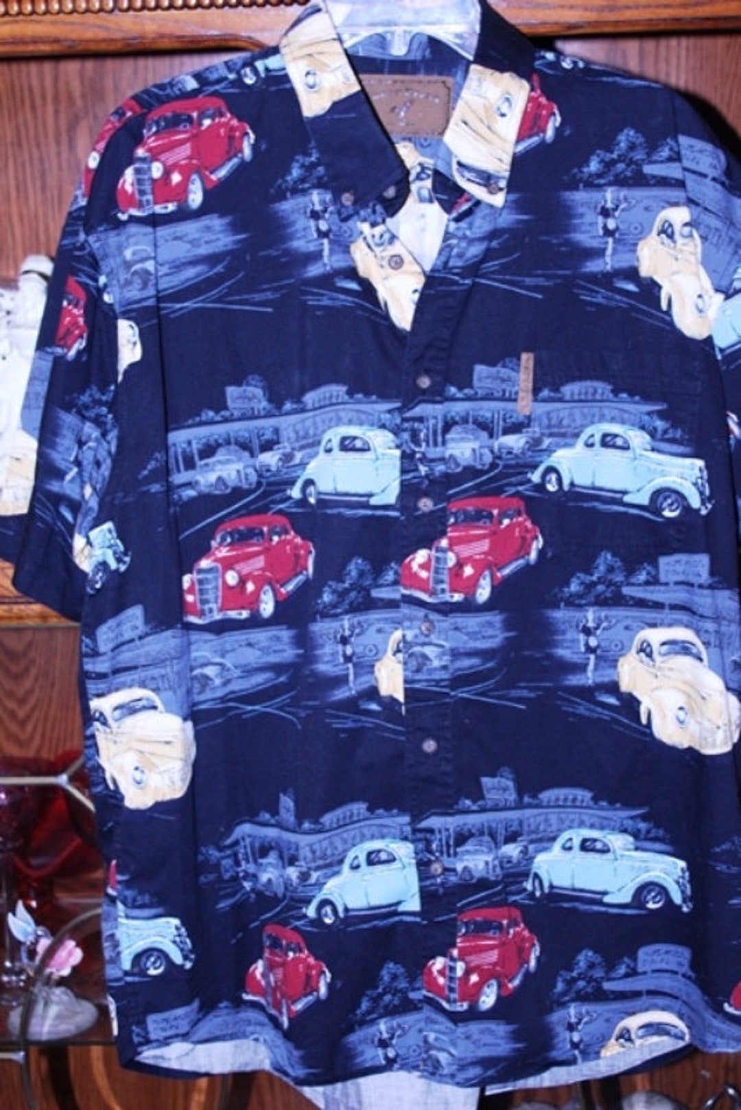 20percent off Old Automobiles/cars Button up Shirt Size XL - Etsy