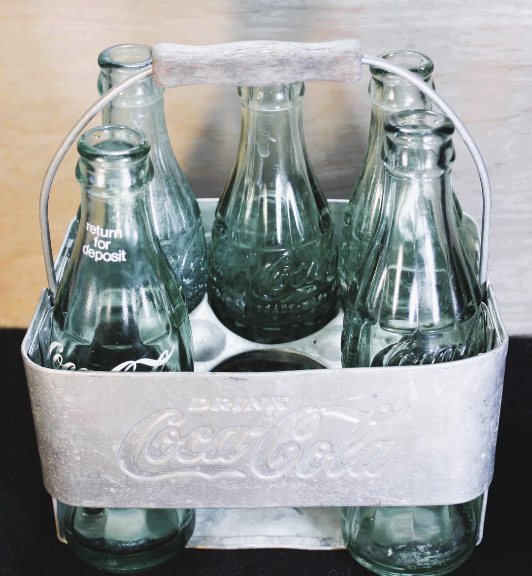 Sale30percent...metal Carrying Case for Coca-cola (rust Noted) - Etsy