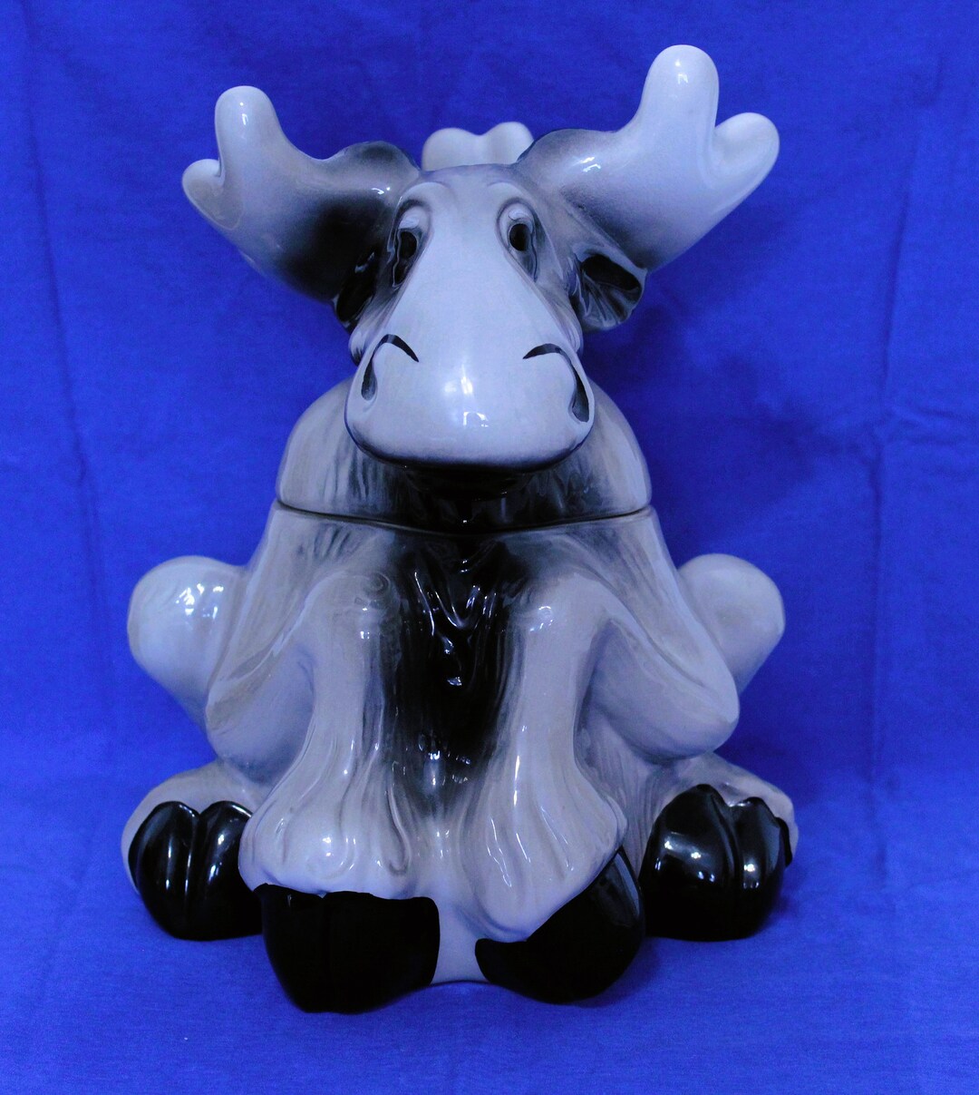 Sky Carvers "bearfoots" Moose Tabletop Cookie Jar by Phyllis Driscoll ...