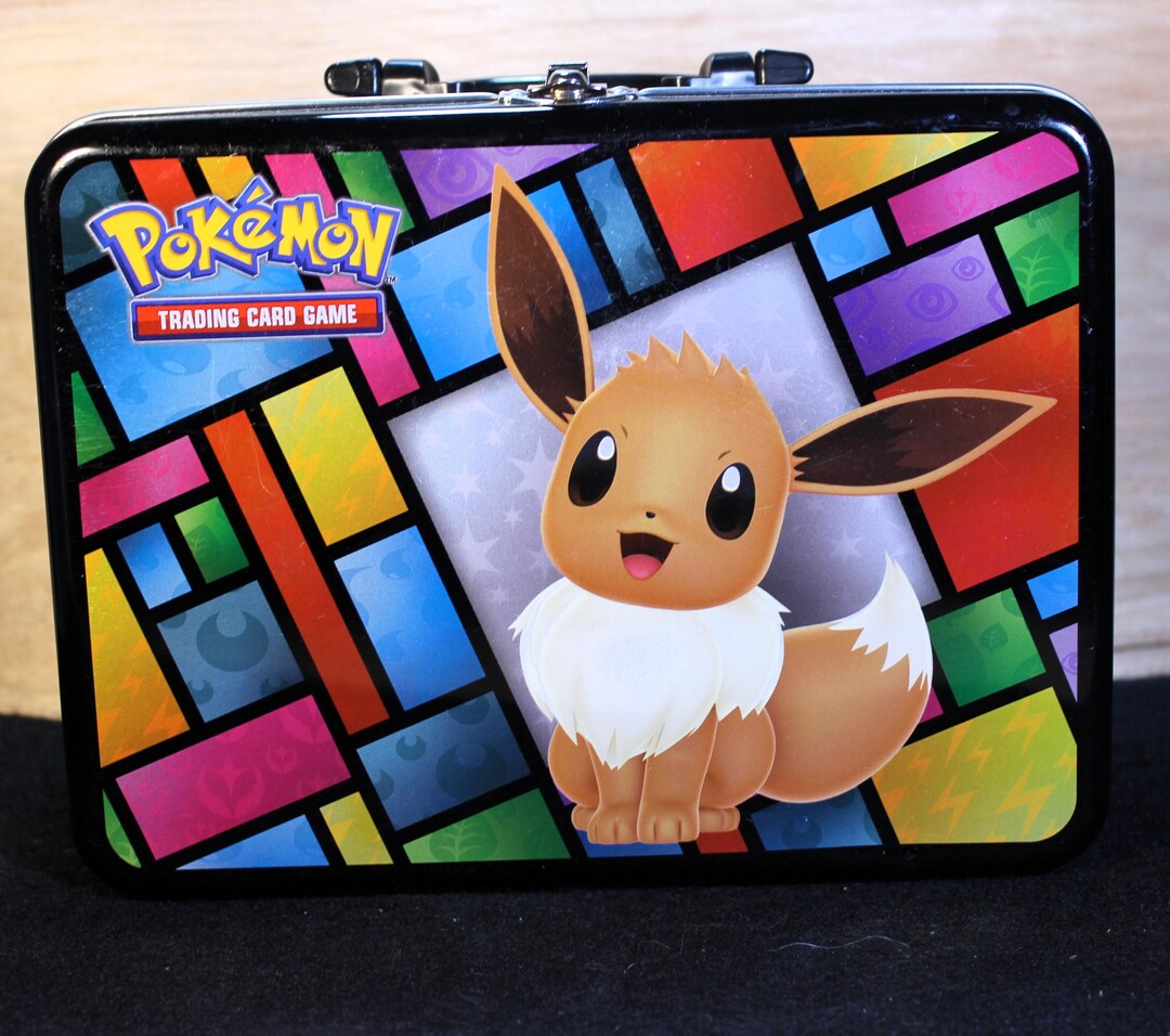 Eeveelutions Pokemon Storage Metal Box, Eeveelutions Pokemon Game Box ...