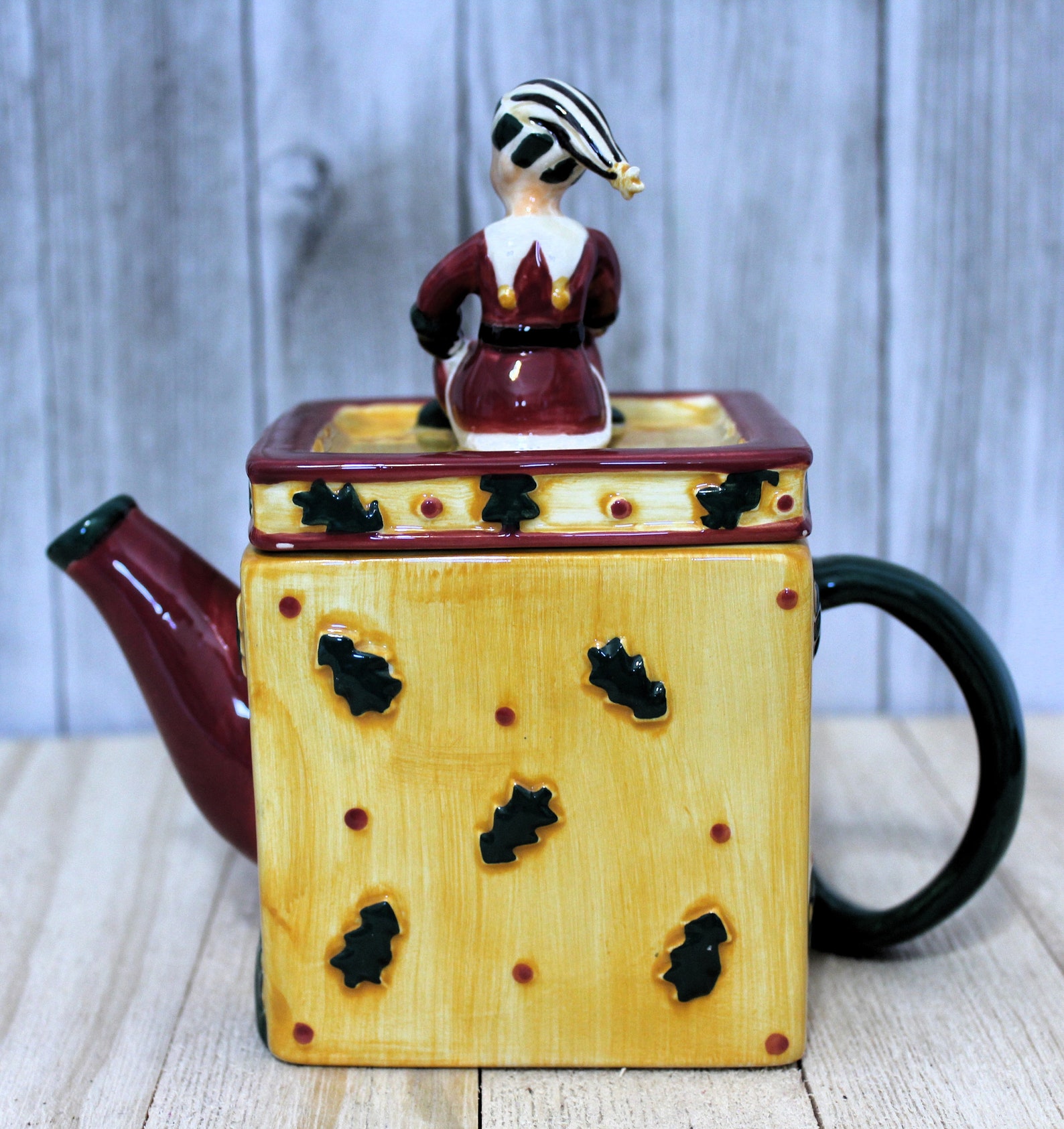 Debbie Mumm Elgin the Elf Christmas Teapot Made by Sakura - Etsy