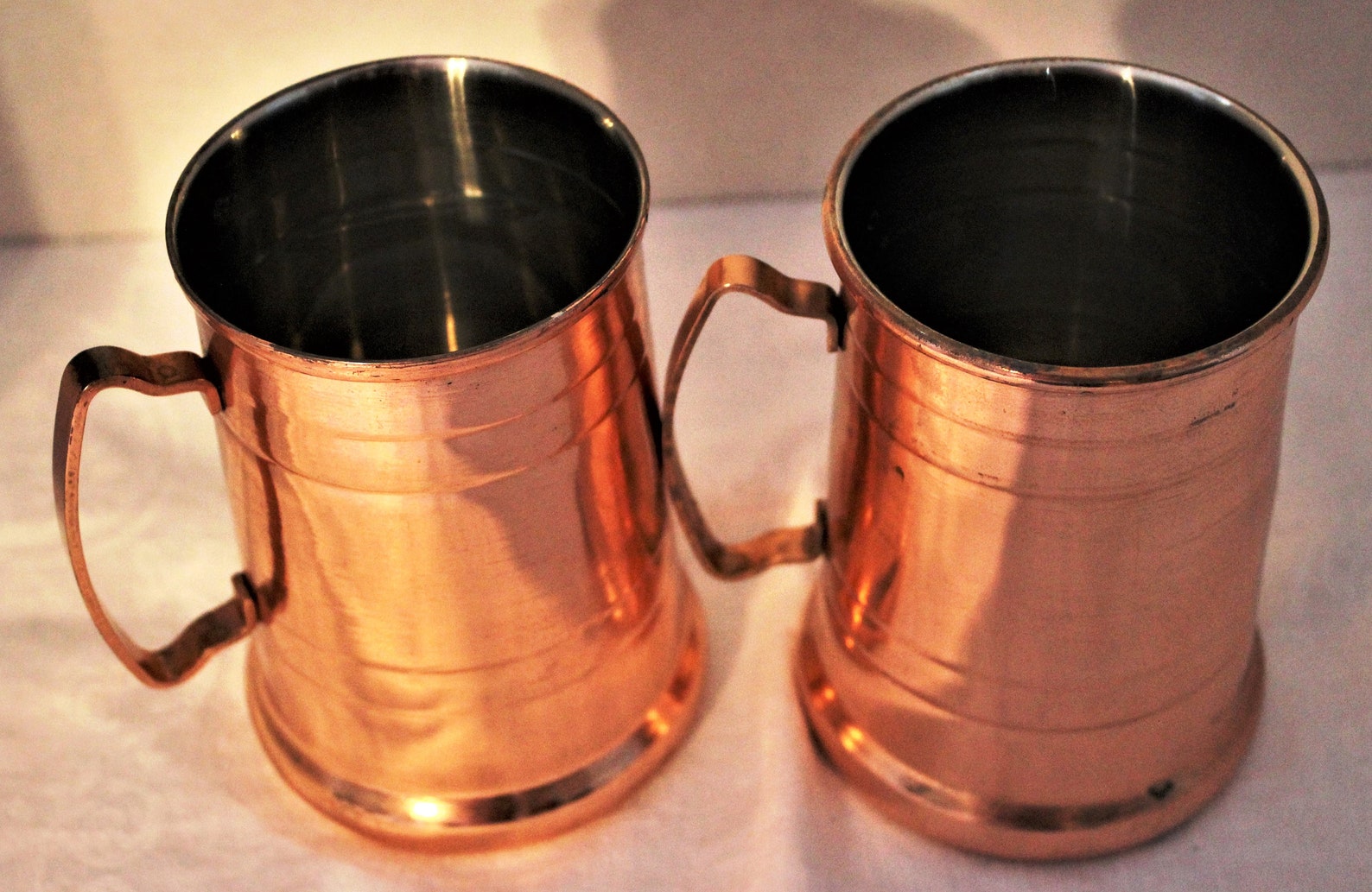 Moscow Mule Two Copper Tankards Made in India - Etsy