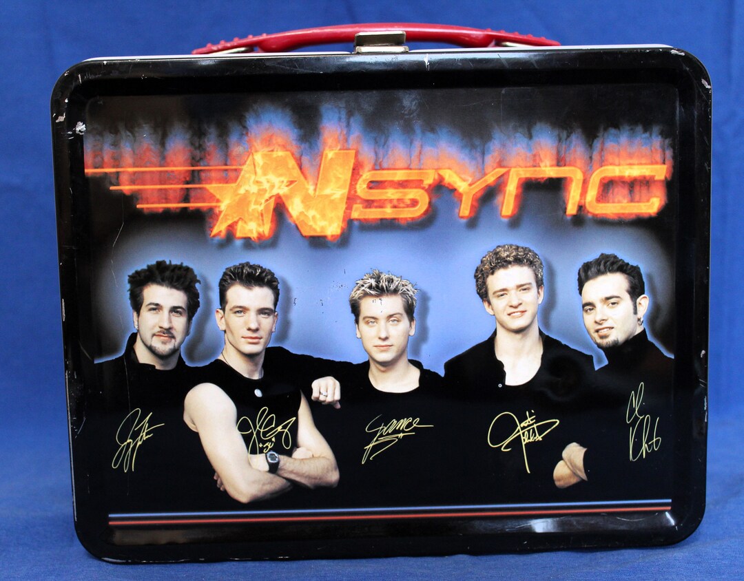 Vintage NSYNC Metal Lunchbox With Thermos - Etsy