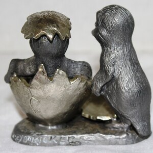 Vintage Pewter Sculpture by Michael Richter "heather and Hiedi". Pewter ...
