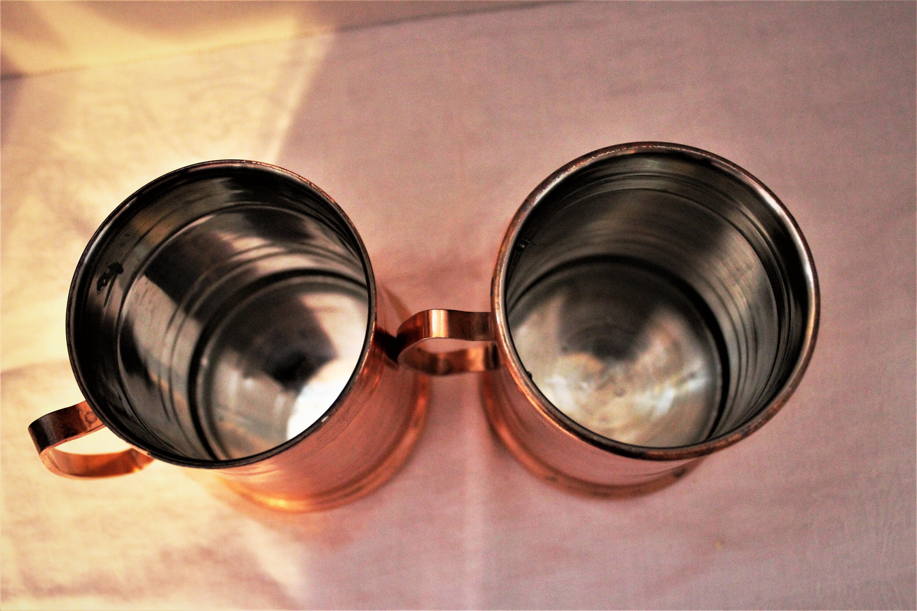 Moscow Mule Two Copper Tankards Made in India - Etsy