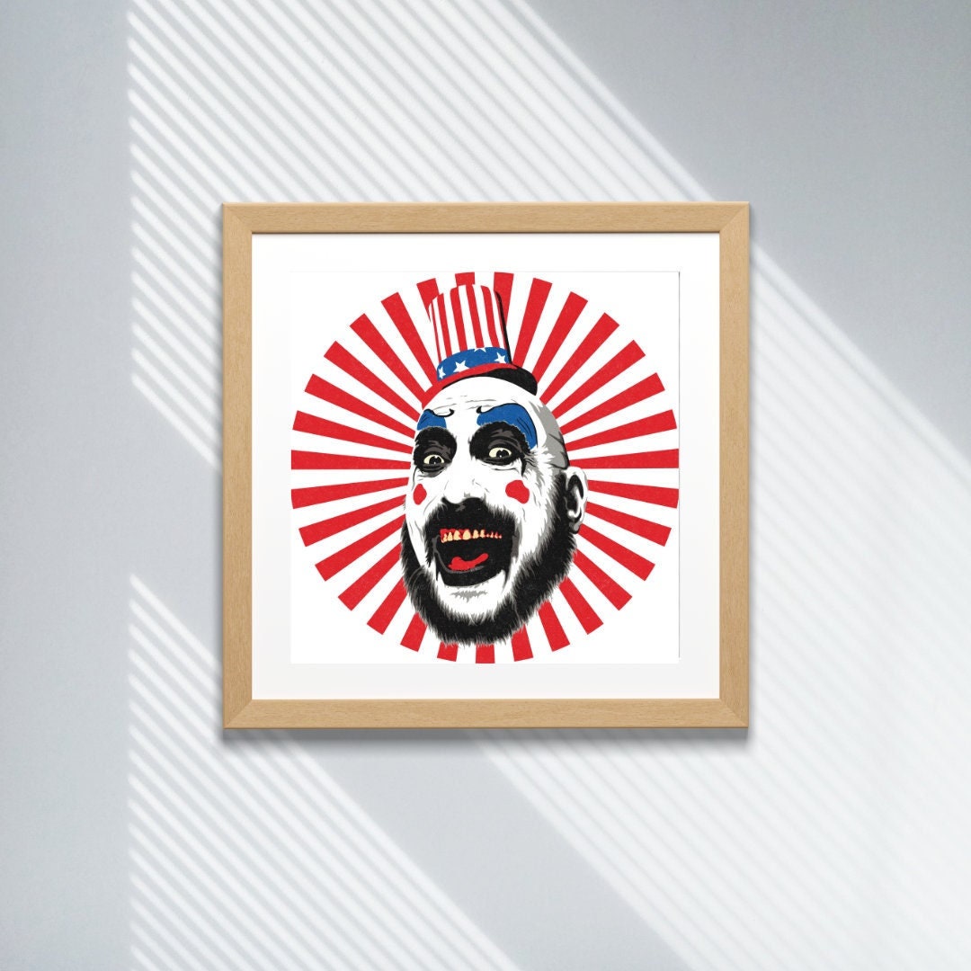 Captain Spaulding House of 1,000 Corpses Art Print - Etsy