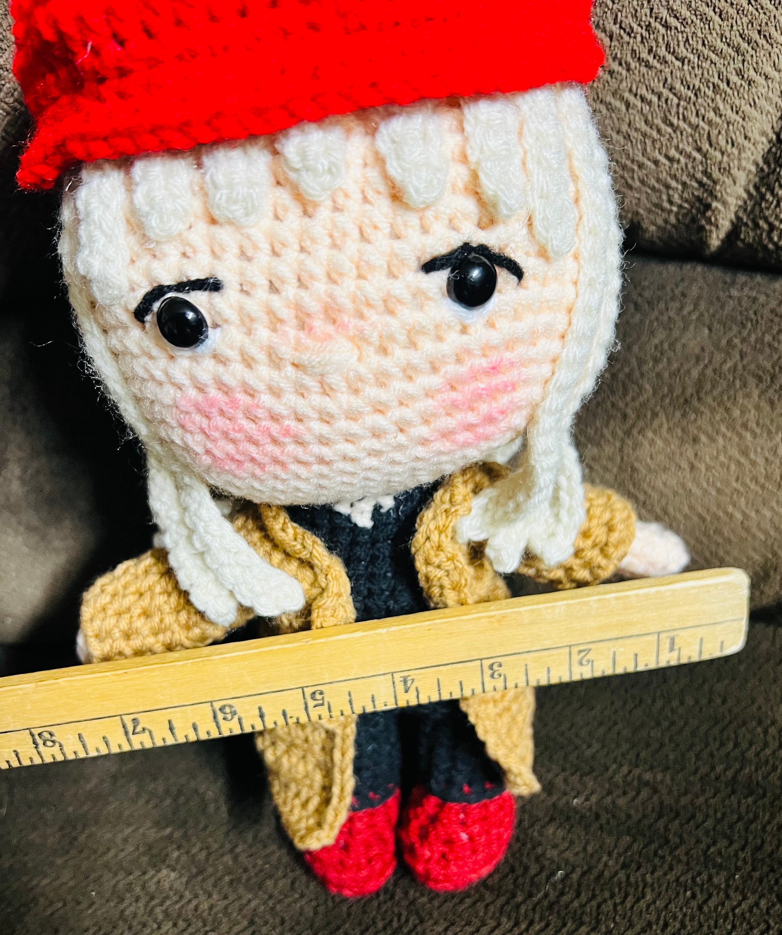 Taylor Swift Red Singer Crochet Doll Figure PLUSH Stuffed Amigurumi TOY ...