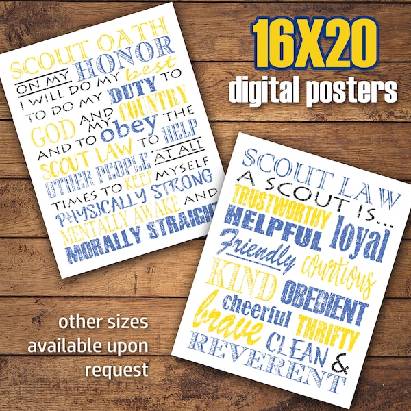 Cub Scout Oath - Etsy