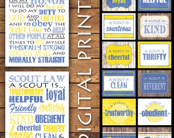 Cub Scout Law Printable - Etsy