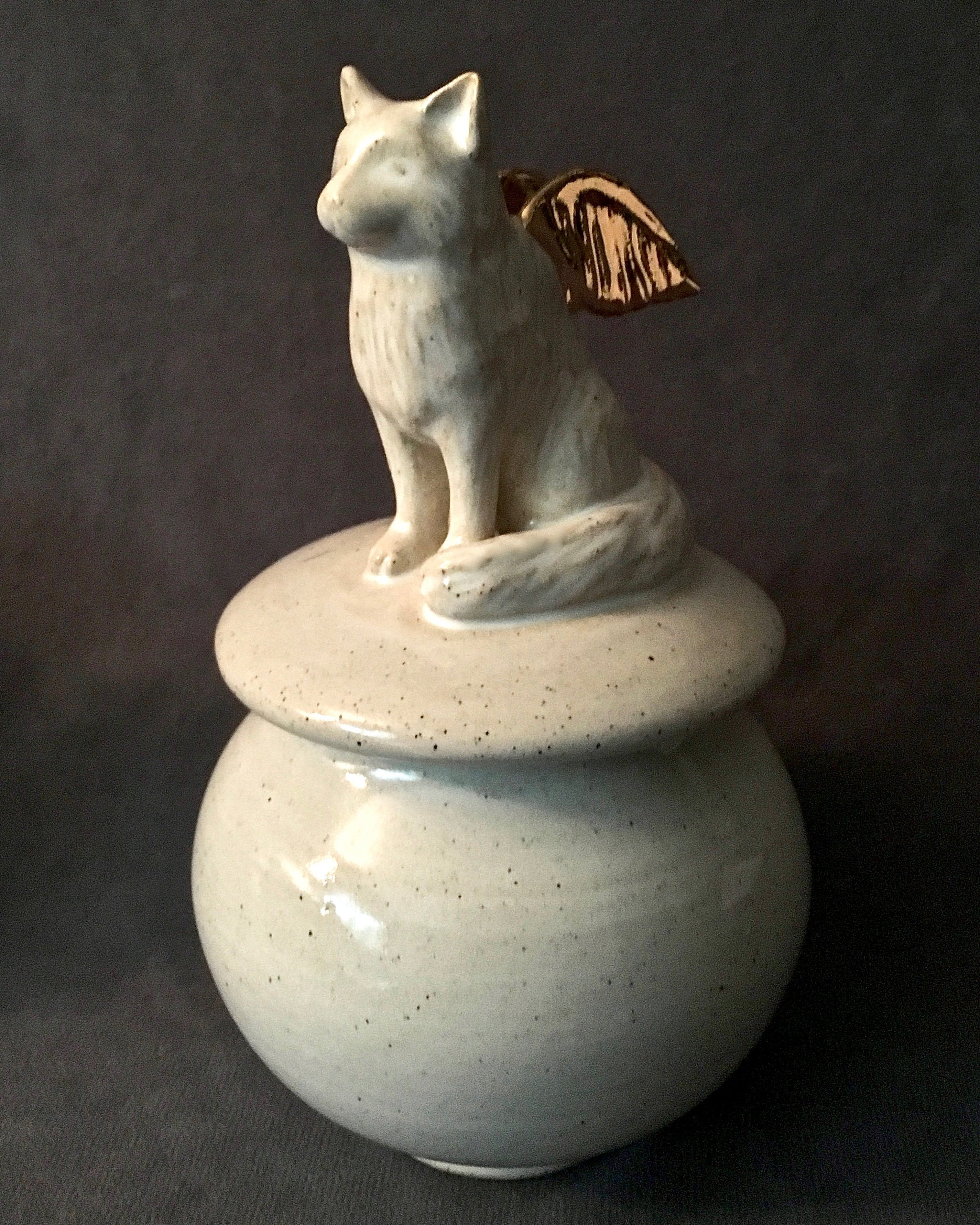 Cat Urn seated | Etsy