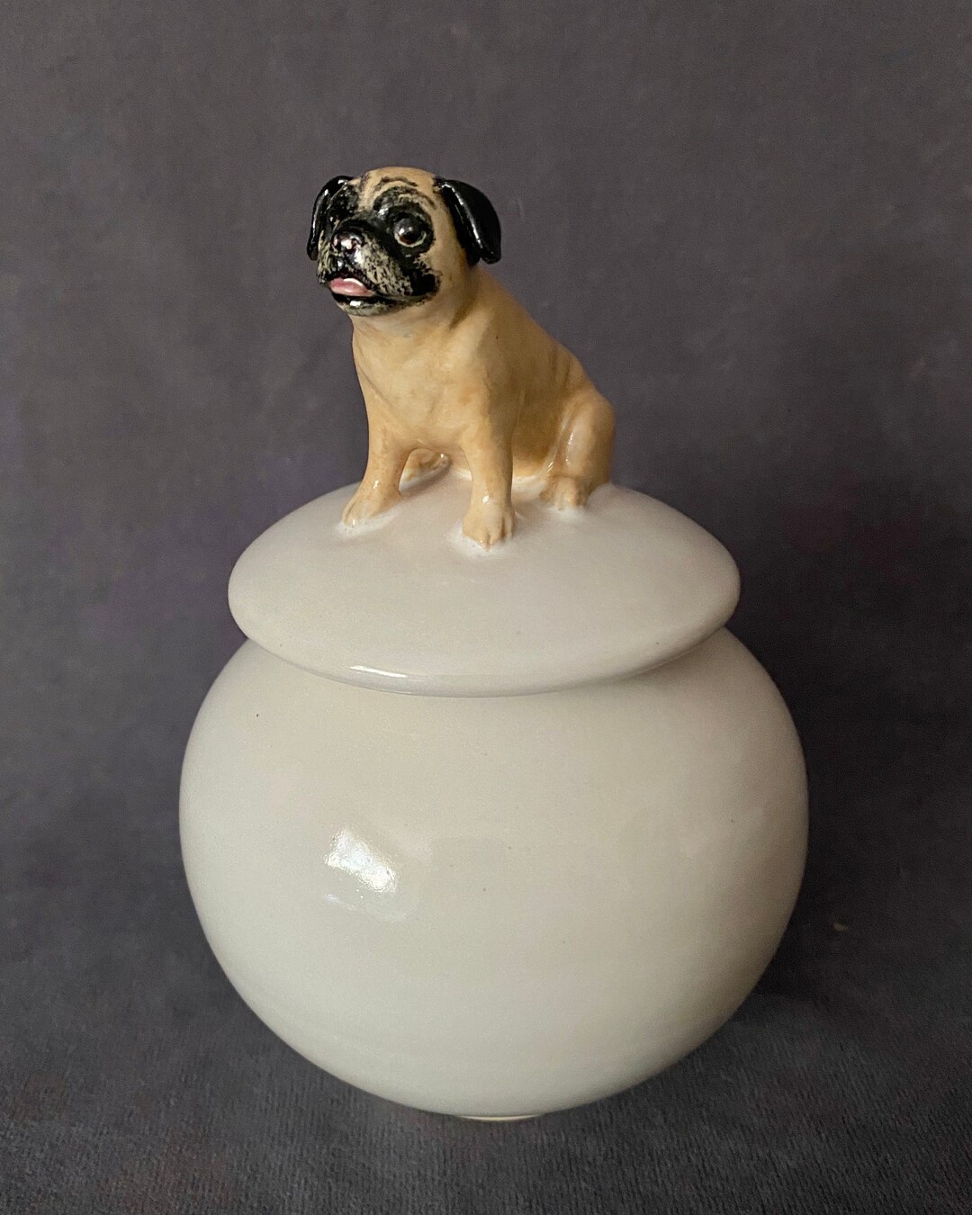 Pug Urn - Etsy